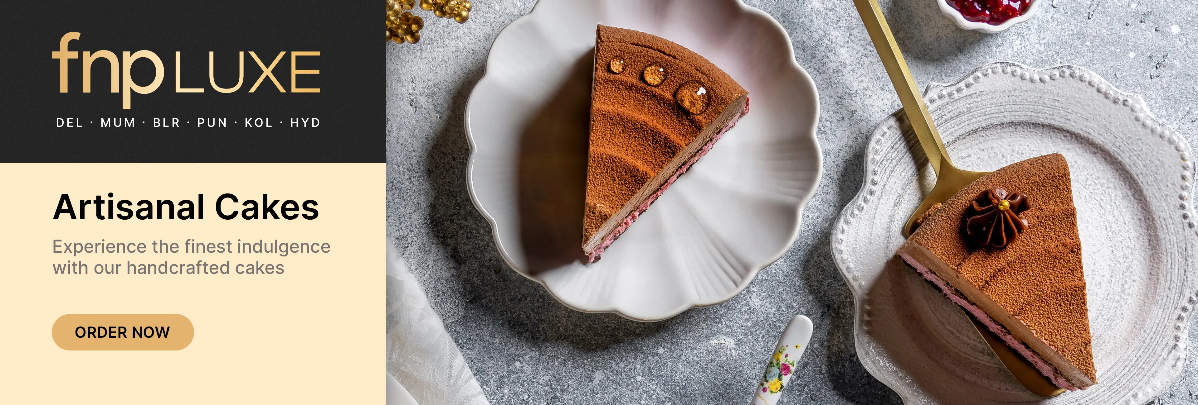 Buy and Send All Types of Cakes Online - FNP