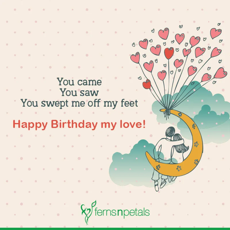 100+ Birthday Wishes For Boyfriend : Quotes & Images - Ferns N Petals