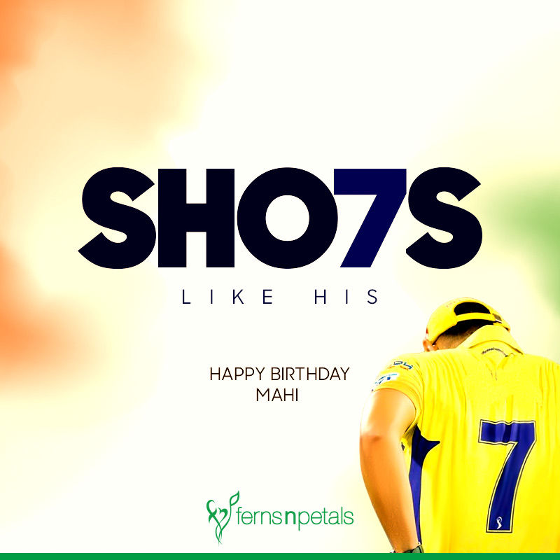 Best Birthday Wishes, Quotes & Wishes For MS Dhoni - Ferns N Petals