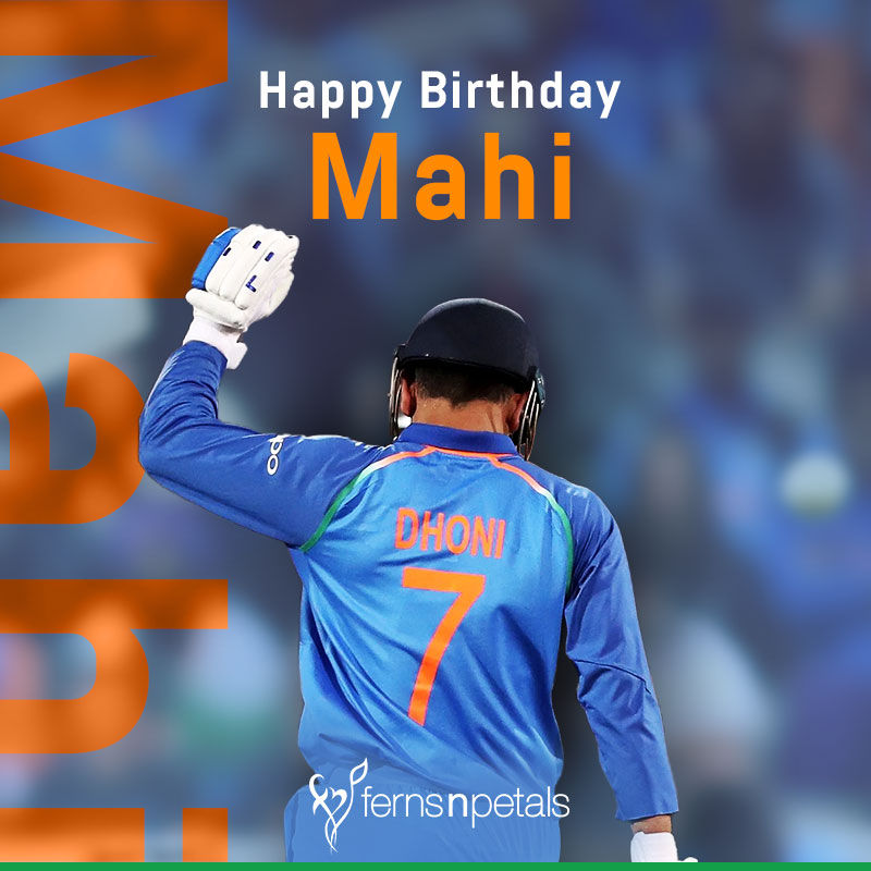 Best Birthday Wishes, Quotes & Wishes For MS Dhoni - Ferns N Petals