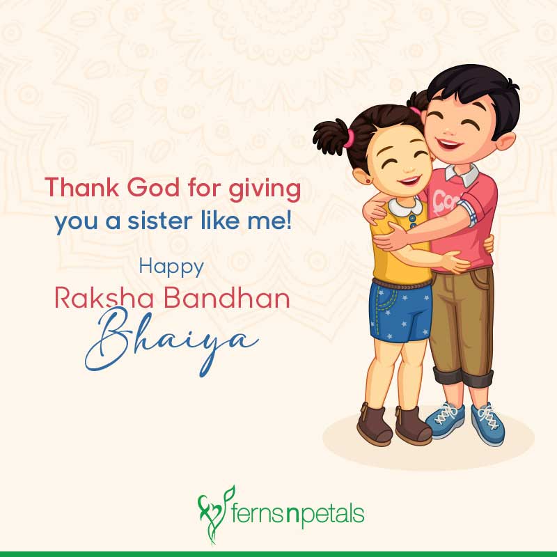Best Raksha Bandhan (Rakhi) Wishes For Elder Brother - FNP