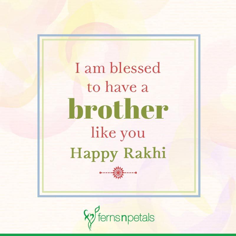 Best Raksha Bandhan (Rakhi) Wishes For Elder Brother - FNP