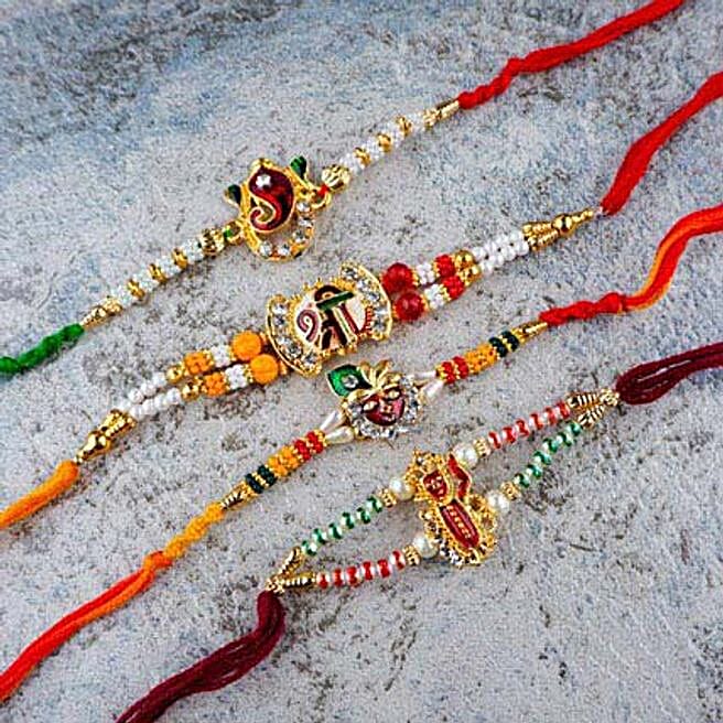 Family Rakhi Set australia | Gift Family Rakhi Set- FNP