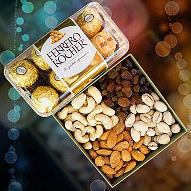 Ferrero Rocher With Mix Dry Fruits australia | Gift Ferrero Rocher With ...