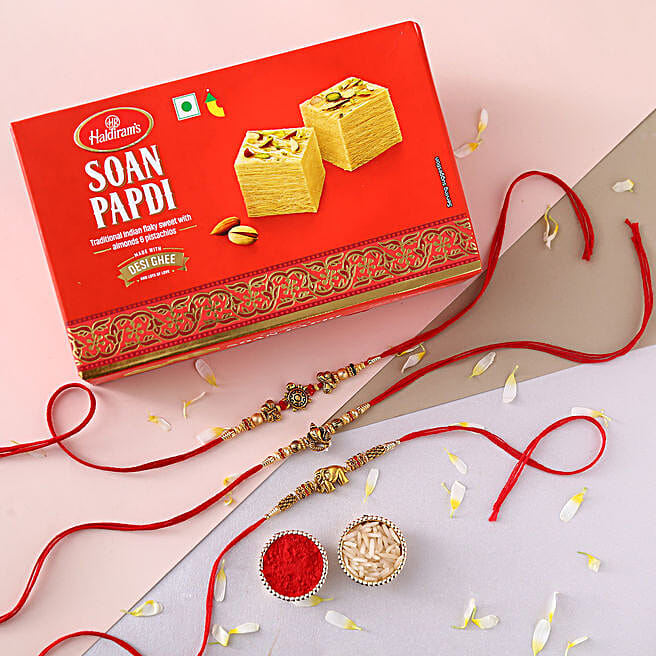 Sneh Feng Shui Rakhi Set & Soan Papdi australia | Gift Sneh Feng Shui ...