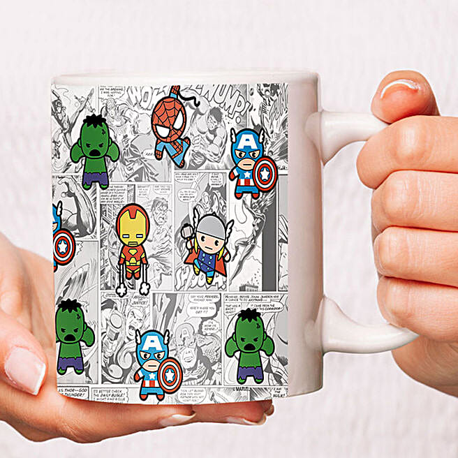Marvel Superhero Comic Mug australia | Gift Marvel Superhero Comic Mug- FNP