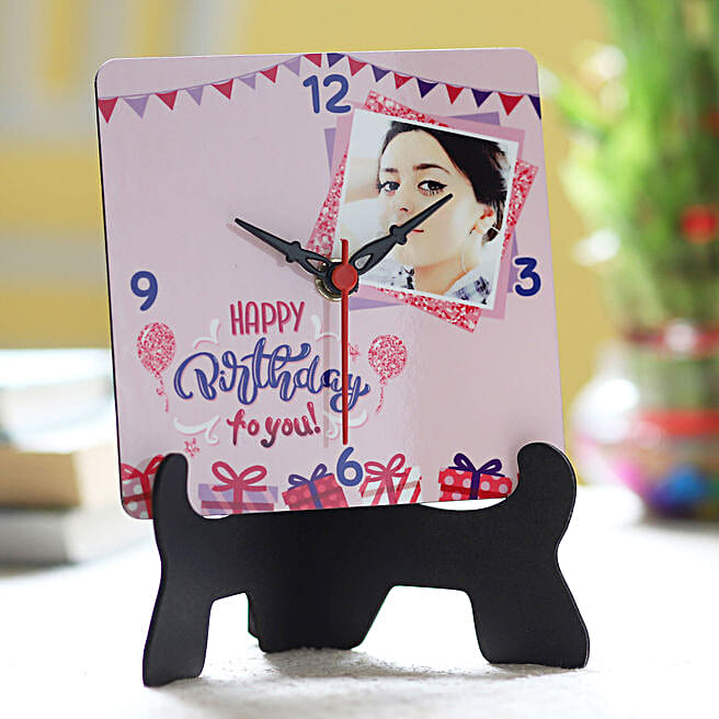 Personalised Balloon Wishes Table Clock bahrain | Gift Personalised ...