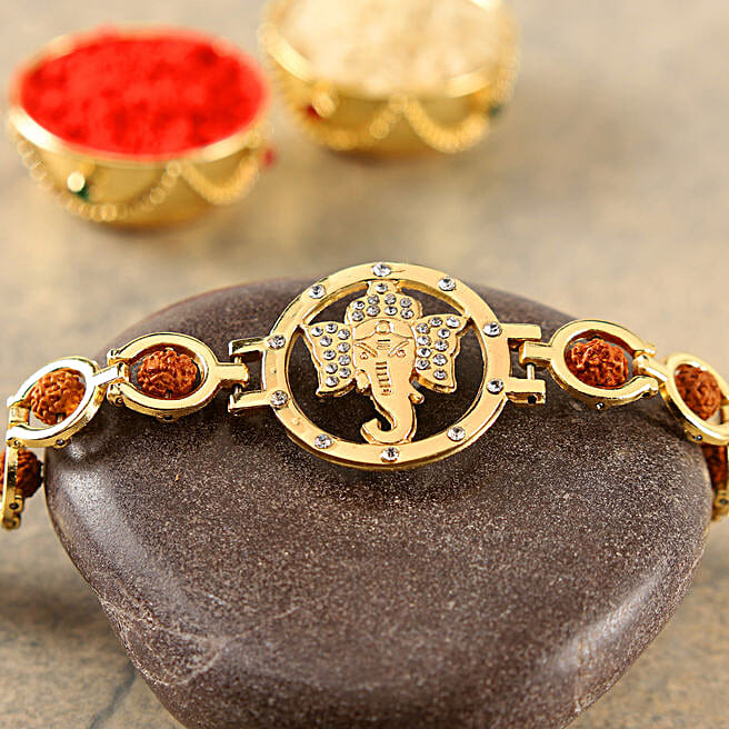 Spiritual Rudraksh Ganesha Bracelet bahrain | Gift Spiritual Rudraksh ...