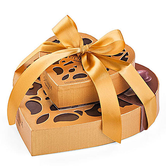 Dual Exotic Heart Chocolate Boxes belgium | Gift Dual Exotic Heart ...