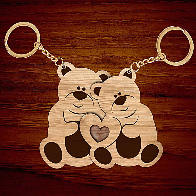 Bear Hug Keychain canada | Gift Bear Hug Keychain- FNP