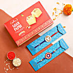 Superhero Kids Rakhi Set And Soan Papdi canada | Gift Superhero Kids ...
