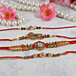 Veera Rakhi Set with Designer Rakhis denmark | Gift Veera Rakhi Set ...