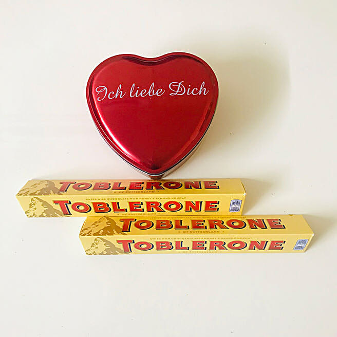 Heart Toblerone Duo germany | Gift Heart Toblerone Duo- FNP
