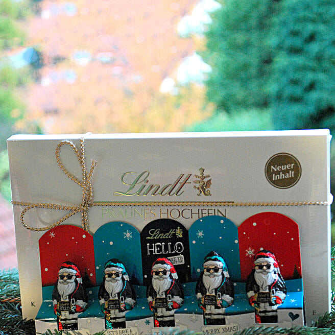 Lindt And Mini Santa Chocolate Combo germany | Gift Lindt And Mini ...