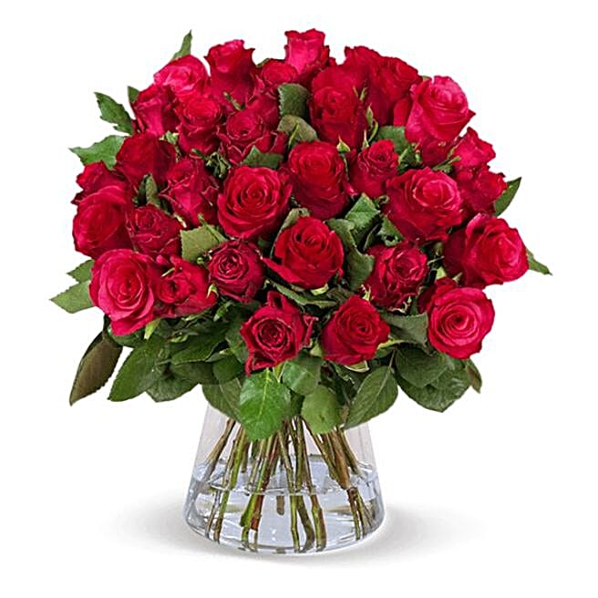 Exciting Bunch Of Red Roses germany | Gift Exciting Bunch Of Red Roses- FNP
