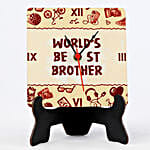 World Best Brother Table Clock germany | Gift World Best Brother Table ...