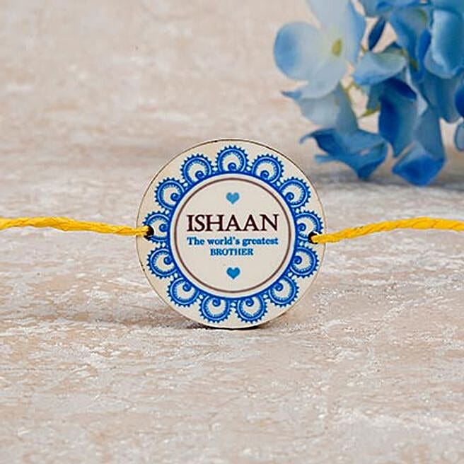 Worlds Greatest Brother Personalized Rakhi hong-kong | Gift Worlds ...