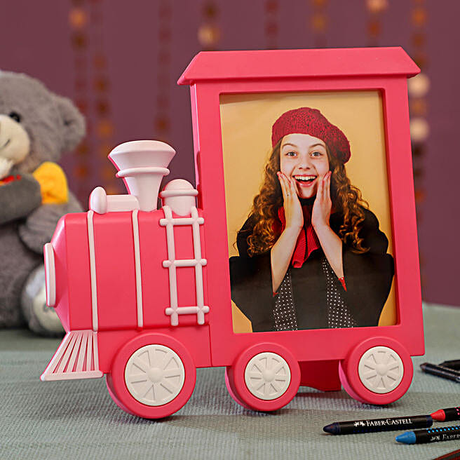 Personalised Pink Train Photo Frame hong-kong | Gift Personalised Pink ...