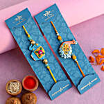 Elephant And Peacock Kids Rakhis With Gulab Jamun hungary | Gift ...