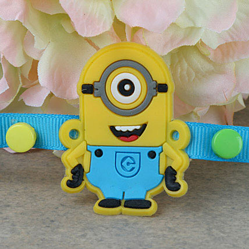 Kids Favorite Minion Rakhi INDO indonesia | Gift Kids Favorite Minion Rakhi INDO- FNP