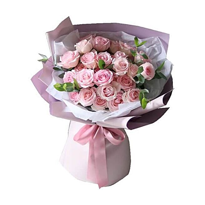 36 Luxurious Pink Roses in Bouquet indonesia | Gift 36 Luxurious Pink ...