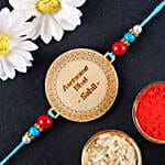 Personalised Awesome Bhai Round Rakhi indonesia | Gift Personalised ...