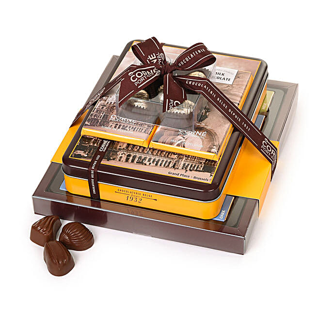 Christmasy Belgian Chocolate Tower Set italy | Gift Christmasy Belgian ...