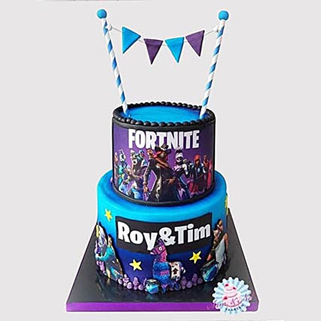 2 Tier Fortnite Cake kuwait | Gift 2 Tier Fortnite Cake- FNP