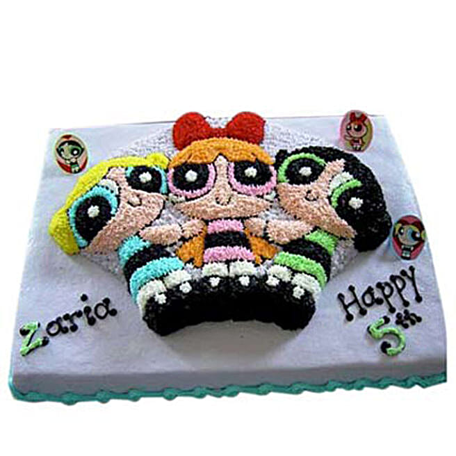 Buy/Send Flavorful Powerpuff Girls Cake Online- FNP