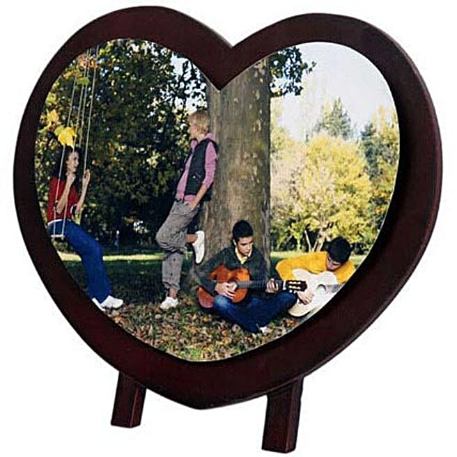 Buy/Send Heart Wooden Collage Online- FNP