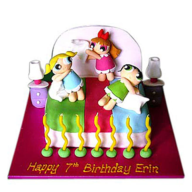 Buy/Send Powerpuff Girls Cake Online- FNP