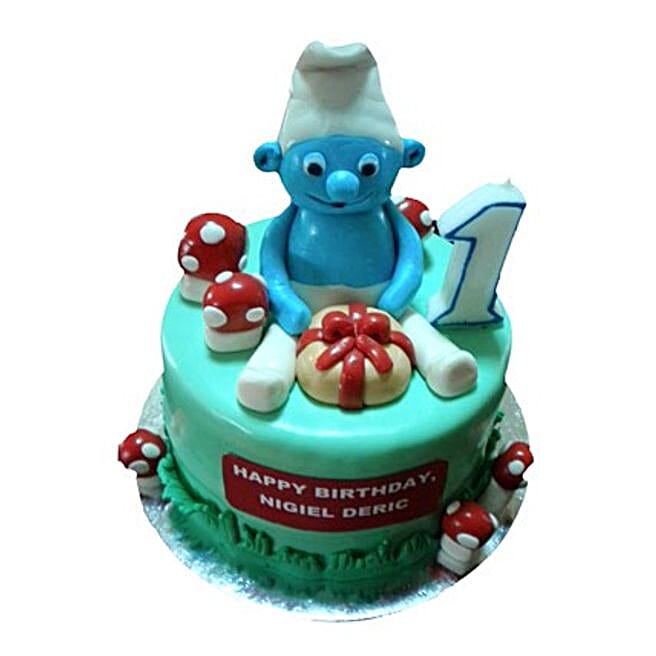 Buy/Send Special Smurf Cake Online- FNP