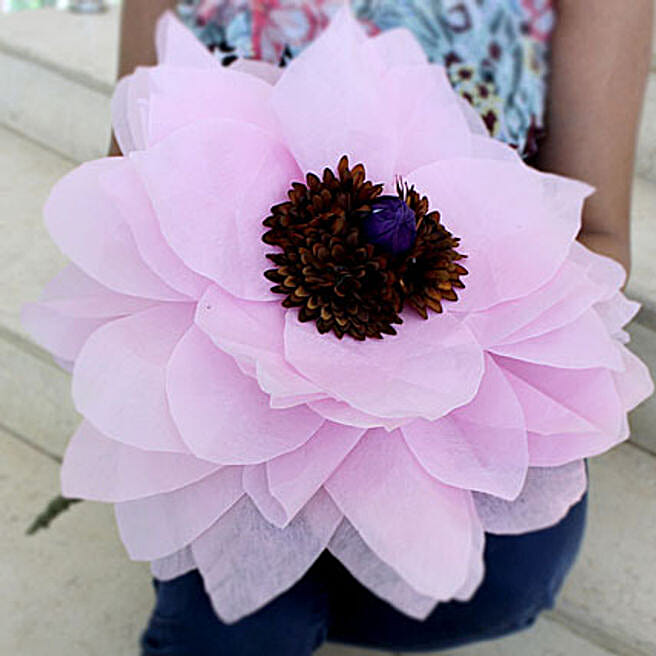 Buy/Send Giant Paper Flower Online- FNP