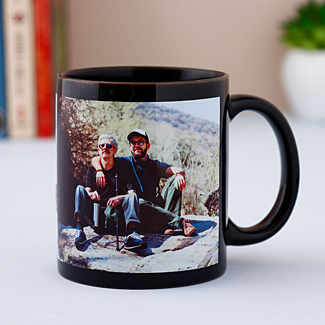 Buy/Send Personalized Black Mug Online- Ferns N Petals