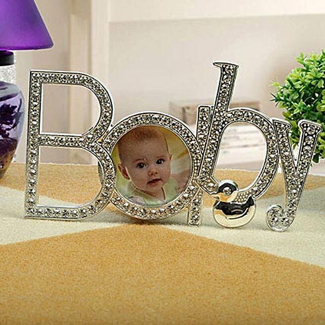 Buy/Send Personalised Baby Photo Frame Online- FNP