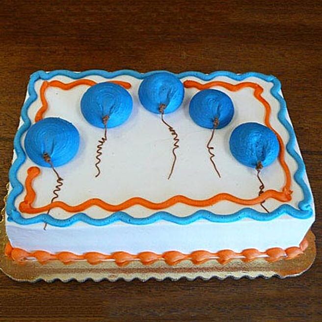 Buy/Send Blue Flying Balloon Cake Online- FNP