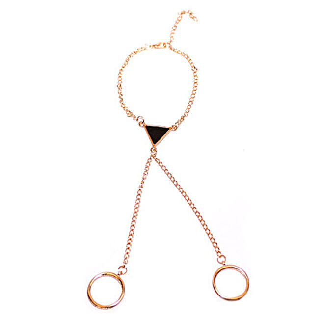 Buy/Send Triangle Wrist Chain Online- FNP