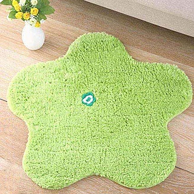Buy/Send Green Star Bathroom Rug Online- FNP