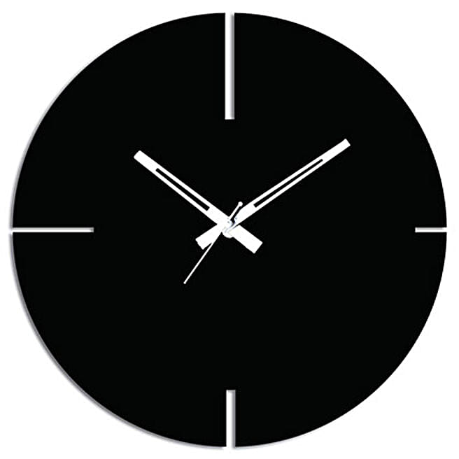 Buy/Send Simple Black Wall Clock Online- Ferns N Petals