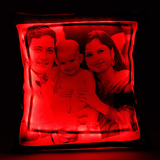 Buy/Send Personalized LED Cushion Red Online- FNP