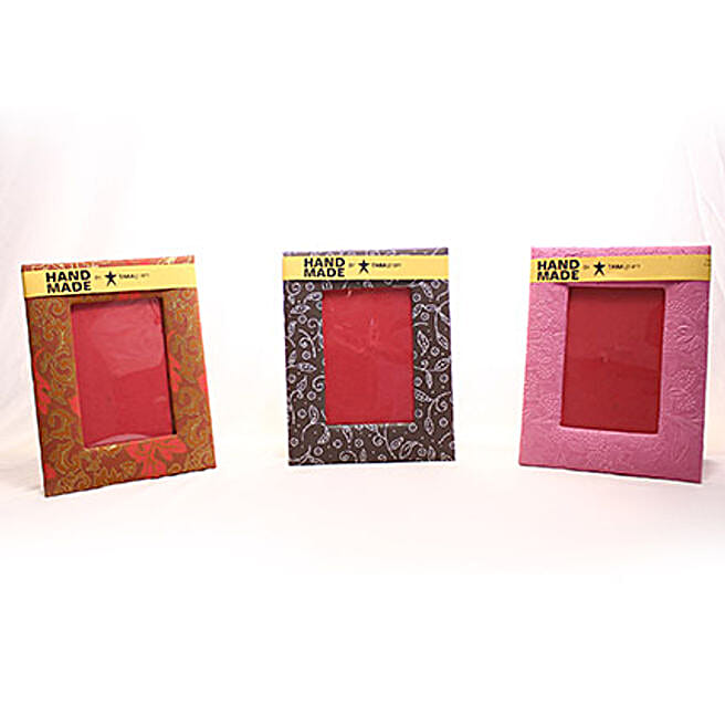 Buy/Send TARAgram Handmade Paper Photo Frame Set of 3 Online- FNP