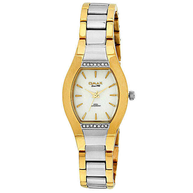 Buy/Send Omax Womens Watch White Online- FNP