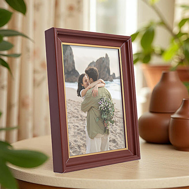 Buy/Send Red Wooden Photo Frame Online- FNP