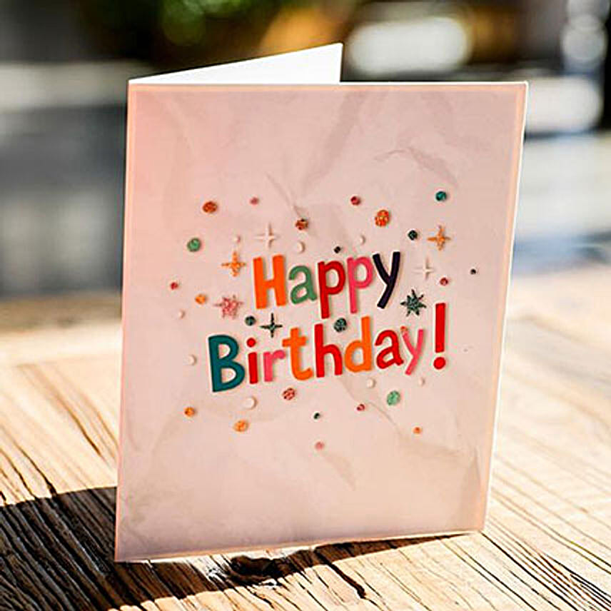 Open Birthday Card