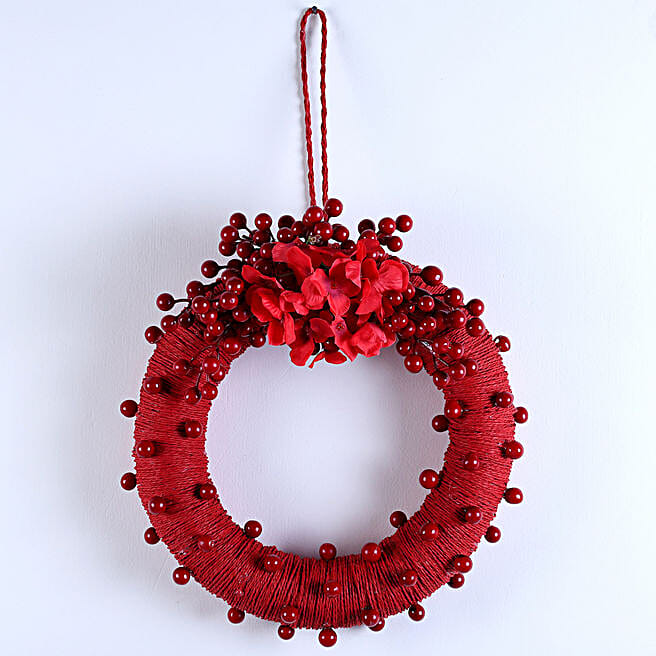 Buy/Send Embellished Christmas Wreath Online- FNP