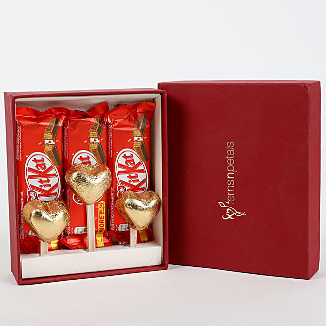 Buy/Send Kit-Kat & Handmade Chocolate in FNP Gift Box Online- FNP