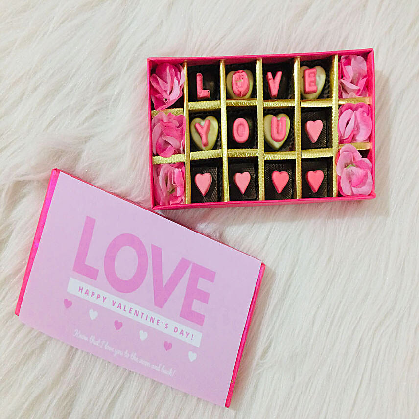 Buy/Send 3D Alphabet Chocolate Box Online- FNP