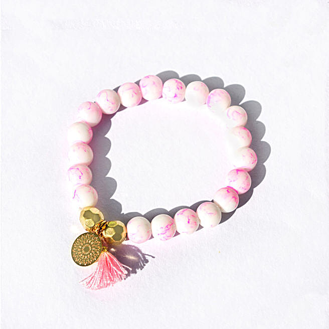 Buy/Send White Shell Bracelet Set Online- FNP