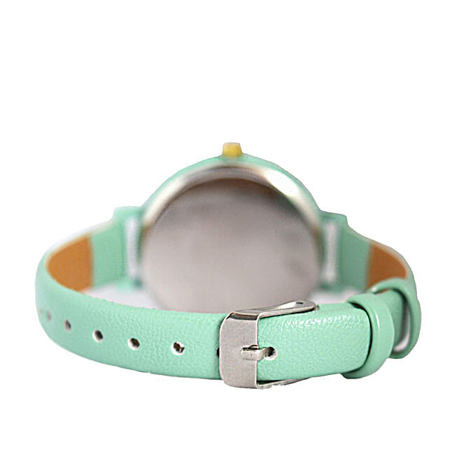 Buy/Send Sleek Mint Green Watch Online- Ferns N Petals