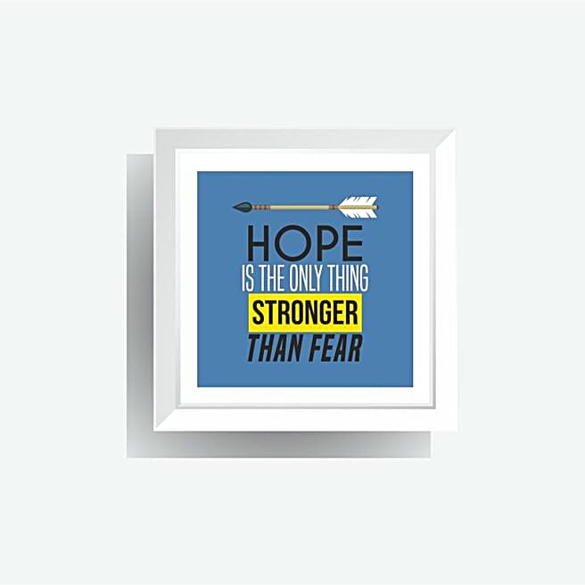 Buy/Send Hope & Fear Wall Art Online- FNP